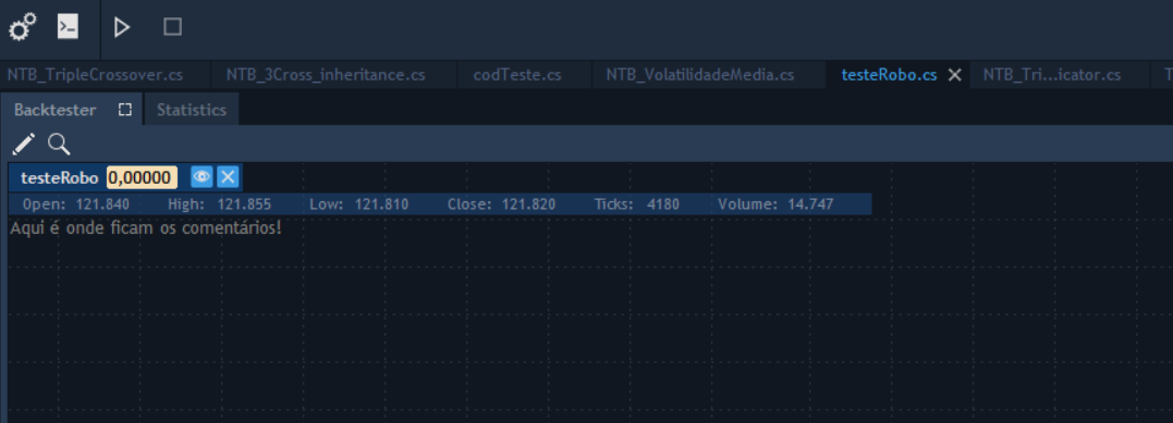 Snippets para Manipulação de Gráficos - NeoTraderBot